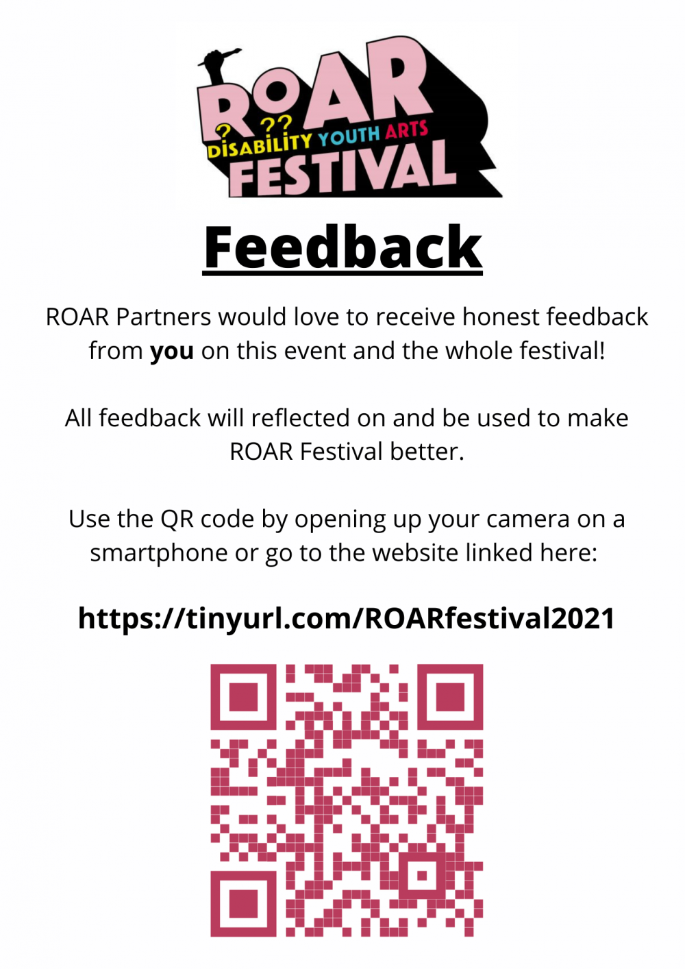 ROAR Festival 2021 - 25th-31st October 2021